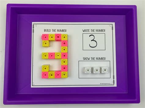 Snap Cube Number Sheets Teaching Mama
