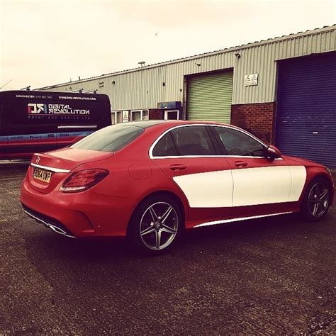 Vehicle Wrapping In Manchester And Cheshire — New Mercedes C Class