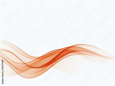 Abstract Color Red Wave Design Element Red Wavy Flow Stock Vector Adobe Stock