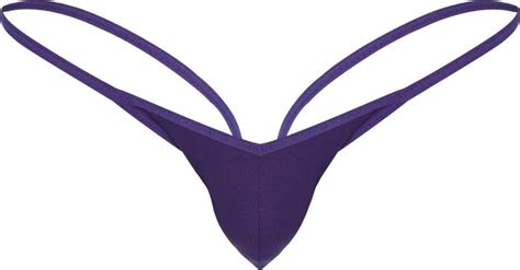 Choomomo Mens Low Rise Bulge Pouch Backless G String Thongs T Back