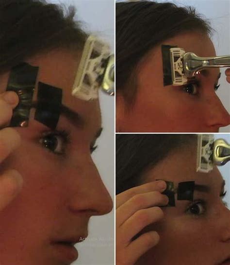 How To Do Eyebrow Slits