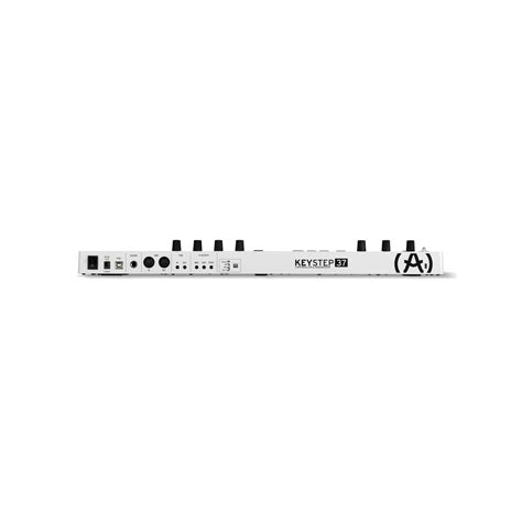 Arturia Keystep 37 White Usb Midi Controller Keyboard With Slimkey 37 Note Keybed Midi Din