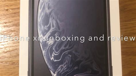 IPhone Xr Unboxing YouTube