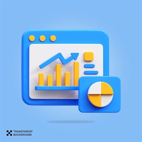 Premium Psd Psd 3d Web Analysis Icon
