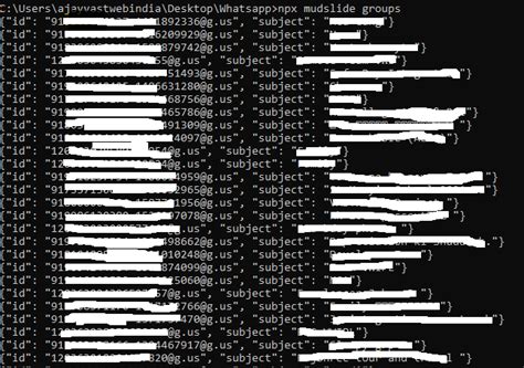 Whatsapp Message Using Commandline