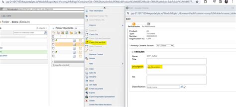 Edit Or Rename Document Description Ptc Community