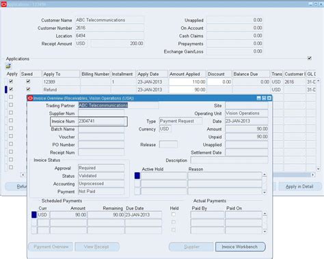 Oracle Concepts For You Ar Accounting Entries Process In Oracle Apps