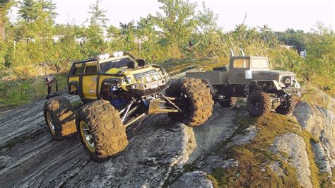 Traxxas Summit FPV Adventure Following A Custom SCX10 YouTube