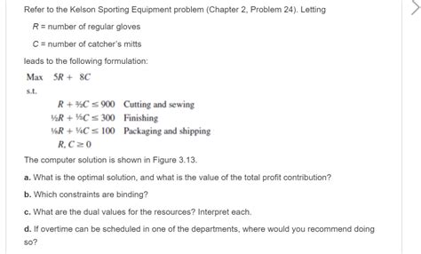 Solved Constraints In Linear Programming Confine The Degree