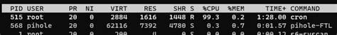 Docker Container Cron Cpu Usage · Issue 1143 · Pi Holedocker Pi Hole