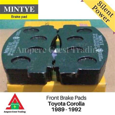 Mintye Front Brake Pads MP 2182 For Toyota Corolla 1989 1992 Same