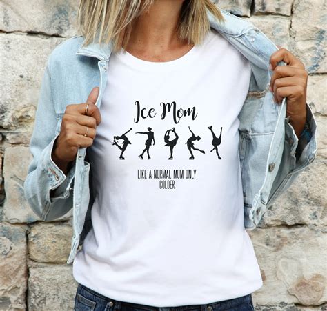 Skate Mom Figure Skate Mom Hockey Mom Shirt Figure Skate Mom Shirt