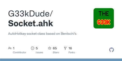 Github G Kdude Socket Ahk Autohotkey Socket Class Based On Bentschi S