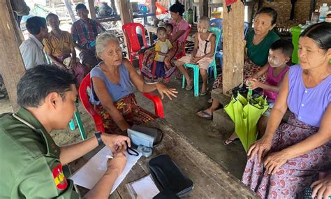 သဘာဝဘေးအန္တရာယ် ကျရောက်သောဒေသများတွင် တပ်မတော်မှ ကူညီကယ်ဆယ် ရေးအဖွဲ့မ