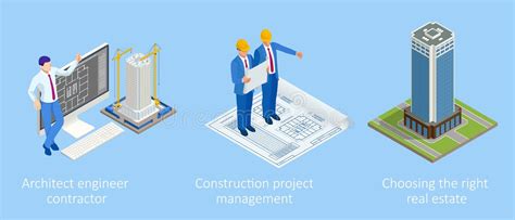 Isometric Construction Underground And Open Pit Mining Quarry