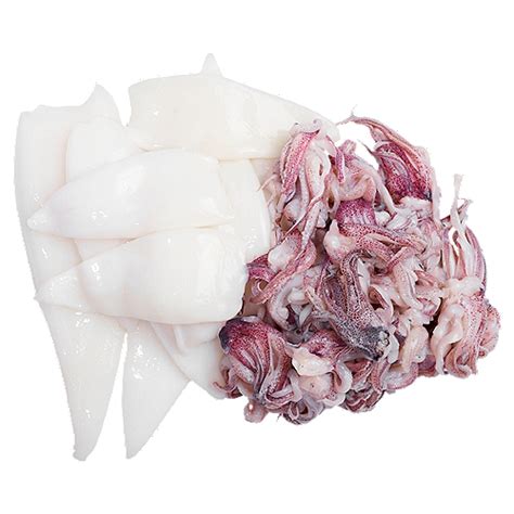 Fresh Seafood Department Fresh Wild Caught Cleaned Squid 1 Pound