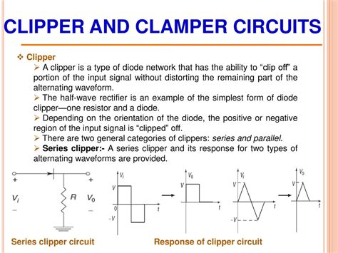 What Is Clamper Circuit And Its Types At Dennis Crane Blog