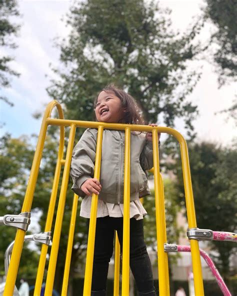 宮下美恵さんのインスタグラム写真 宮下美恵instagram「おはようございます☺️ 朝から冷え冷えだね〜🥶 次女ちゃんは今季初めて
