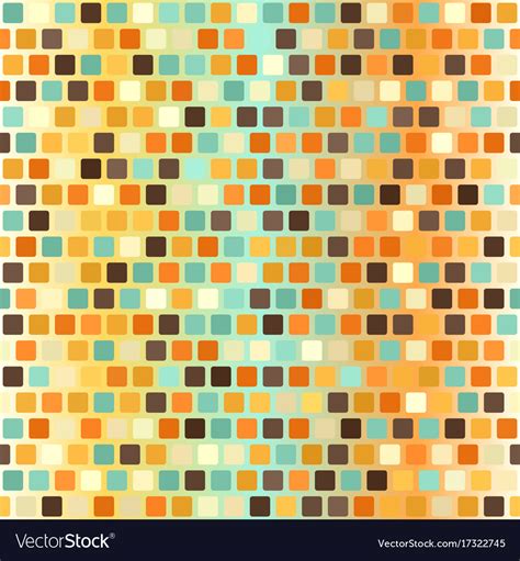 Glowing Vintage Rounded Square Background Vector Image