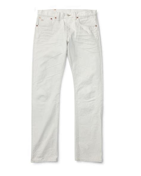 Ralph Lauren Rrl Slim Fit Selvedge Jean In Slate Grey Wash Modesens