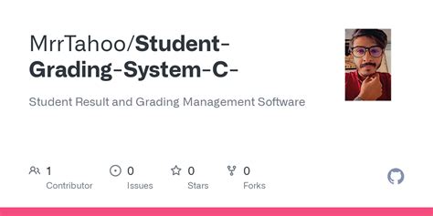 Github Mrrtahoostudent Grading System C Student Result And Grading