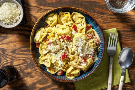 Creamy Basil Pesto Cheese Tortellini Recipe Hellofresh