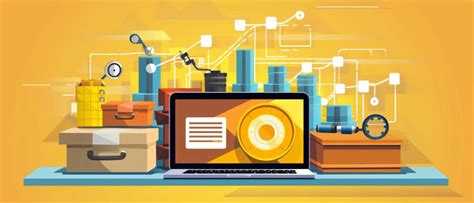 Colorful Workspace With A Laptop Books And Scientific Tools