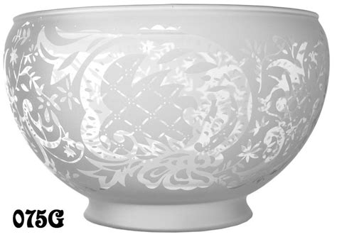 Pineapple Pattern Blown Glass Gas Shade 4 Fitter 075g Vintage Hardware Glass Blowing