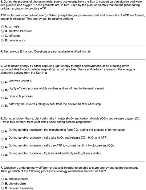 Cellular Respiration Breaking Down Energy Worksheet — Db