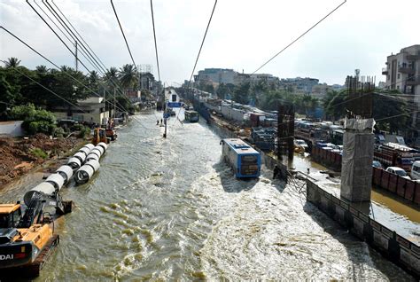 Bengaluru Hit By Flooding After Heavy Rain