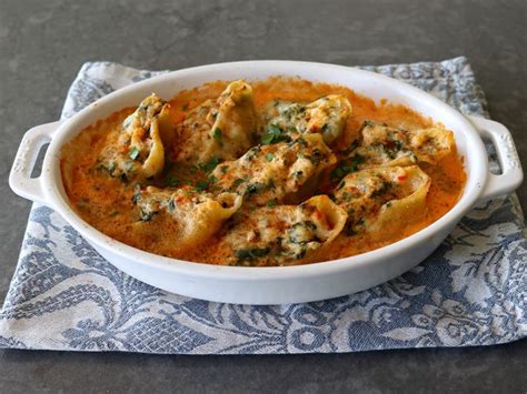 Lobster Stuffed Pasta Shells For Two Recipe