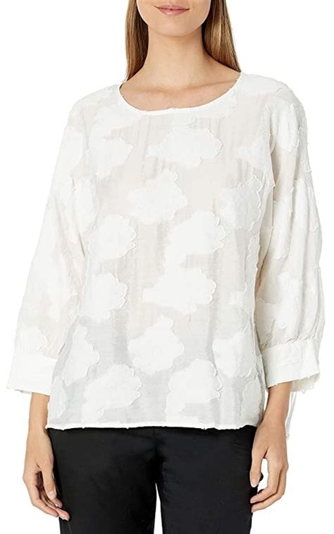 Karl Lagerfeld Paris Womens Burnout Lace Blouse Shopstyle Tops
