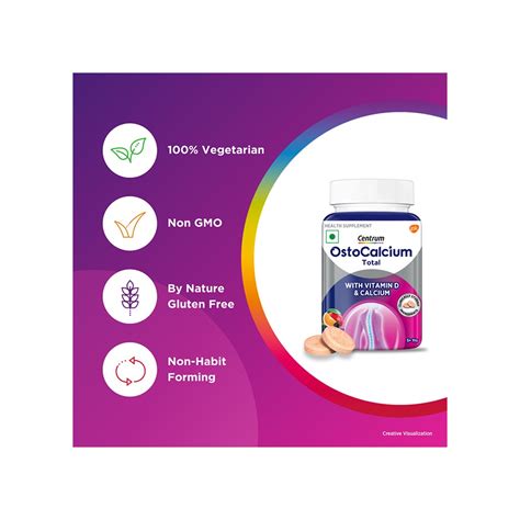 Centrum Ostocalcium Total Supplement Vitamin D And Calcium Price Buy
