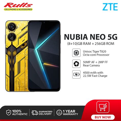 Nubia Neo G GB RAM GB ROM Unisoc T MP Main Camera Inches FHD Display Smartphone