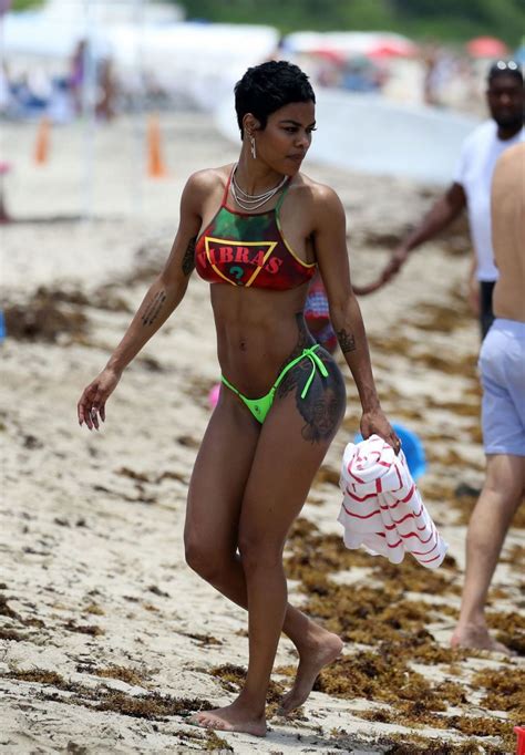 Teyana Taylor In Bikini At A Beach In Miami 07 04 2019 Hawtcelebs