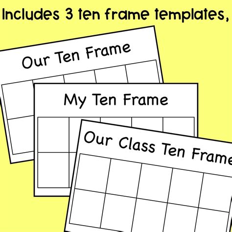 Mash Ten Frame Classroom Management Reward Charts