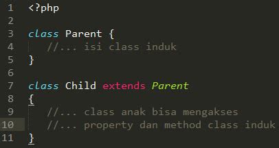 Belajar OOP Bag Inheritance Pewarisan