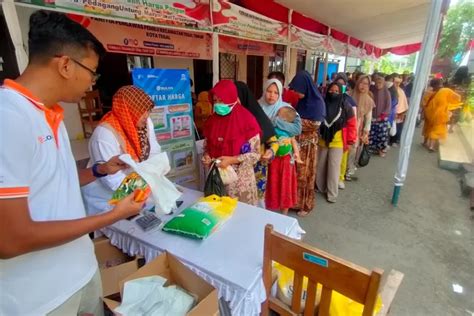 Gerakan Pangan Murah Diserbu Warga Beras Dan Gula Ludes Terjual