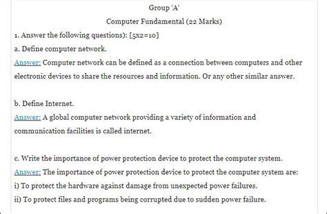 See Computer Science Exam Papers 20782079 With Answersheet