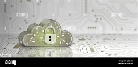 Cloud Computing Technology Internet On Converging Point Of Circuit With Abstract Blue Background