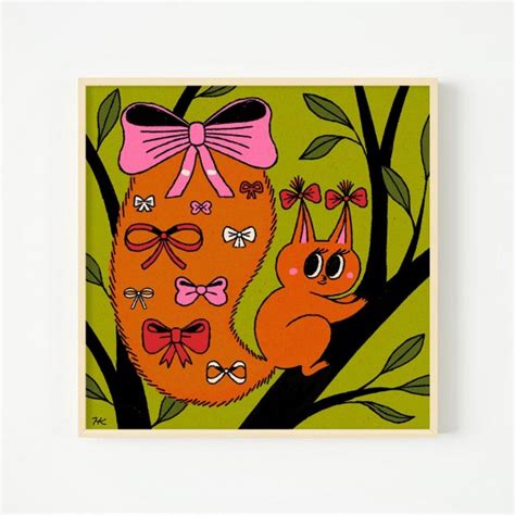 Squirrel Poster By Hania Kmieć