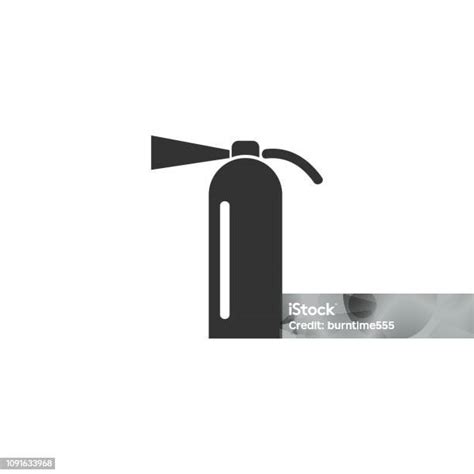 소화기 아이콘 플랫 가솔린에 대한 스톡 벡터 아트 및 기타 이미지 가솔린 가연성 라벨 Istock