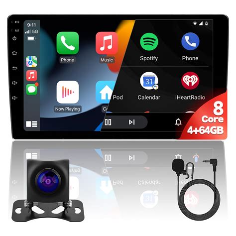 9inch 8core 4 64gb Qled Full Touch Screen Android Car Radio Audio Video Stereo Player For 2din