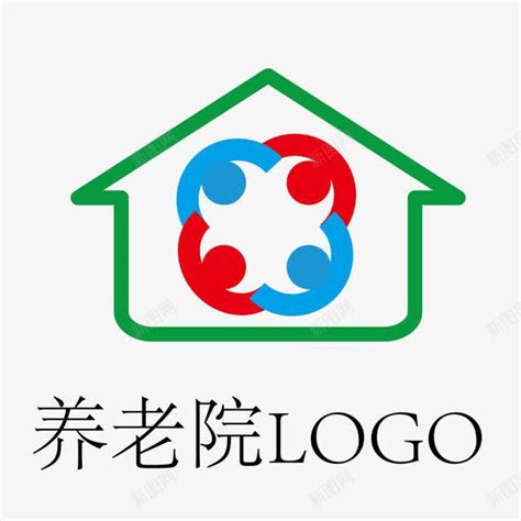 绿色建筑房屋养老院logo图标图标免费下载 图标7nnuweejw 新图网