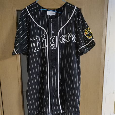 Yahooオークション 阪神タイガース レプリカ 黒ユニフォーム Lサイ