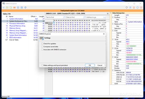 Smbios Explorer Download Free Windows 1 7 2 0 Softpedia