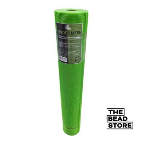 Render Mesh Alkaline Resistant 50m X 1m 160gsm Green The Bead Store