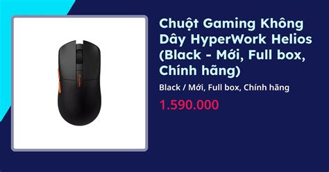 Chuột Gaming Không Dây Hyperwork Helios 07 2025 Thinkpro Vn