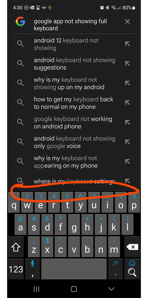 Why Isnt My Full Keyboard With Word Suggestion And Autocorrect Options At The Top Only In The
