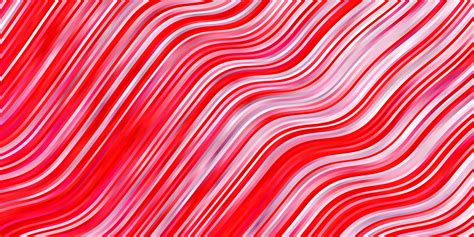 Light Red Vector Texture With Curves Colorful Abstract Illustration With Gradient Curves